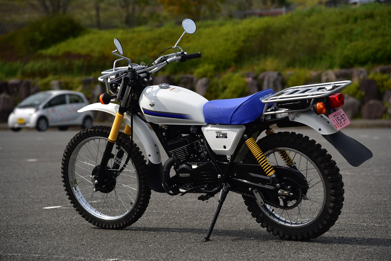 blueskyfuji: スズキ TF125はたぶん最強の廃道探検隊！ 7時間試乗