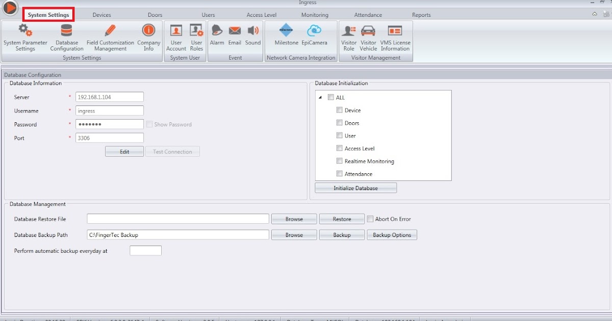 Backup and restore database management | FingerTec Technical Blog