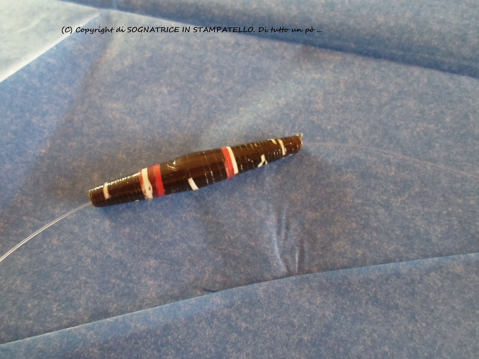 CHE NE DITE DI ... USARE MANIFESTI 49X 34 cm PER FARE PERLE DI CARTA ...