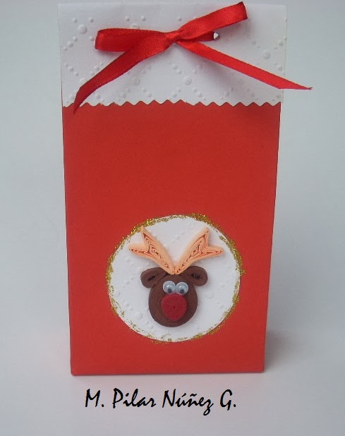 Cajas para obsequios navideños - Boxes for Christmas gifts (By Pily Núñez)