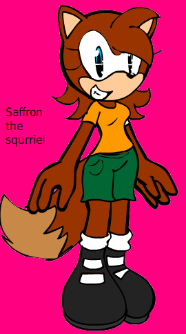 Ma Sonic Fan Character Heaven!: Saffron the squirrel