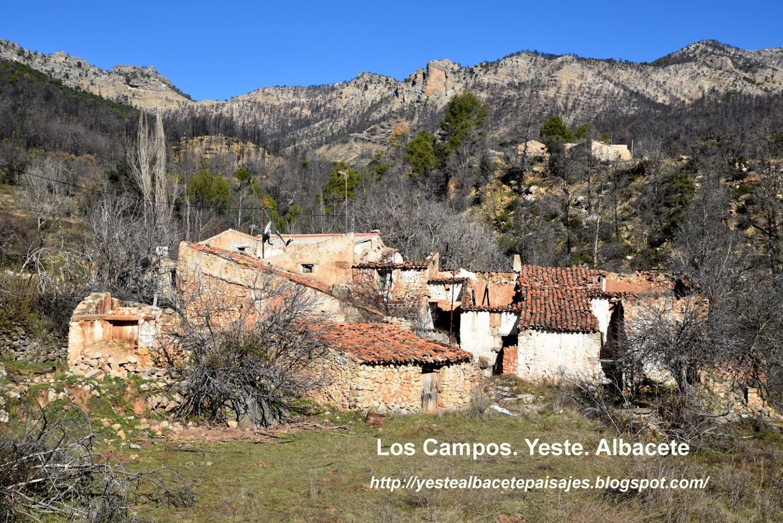 Yeste. Albacete. Paisajes: marzo 2019
