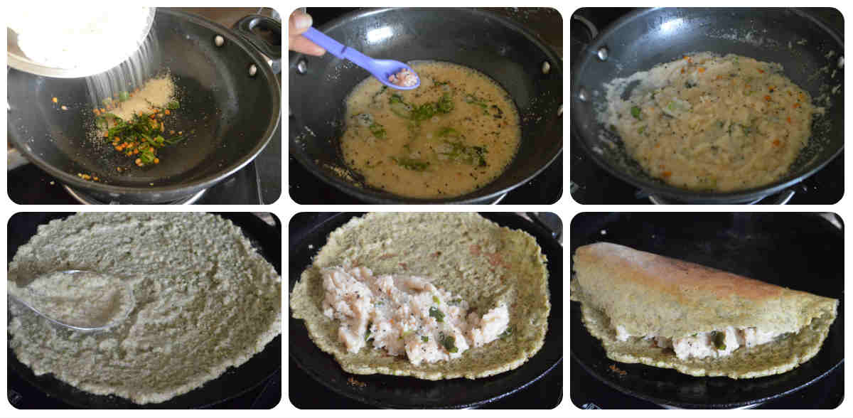 Upala: Andhra Special MLA Pesarattu/Upma Pesarattu (No Onion No Garlic)