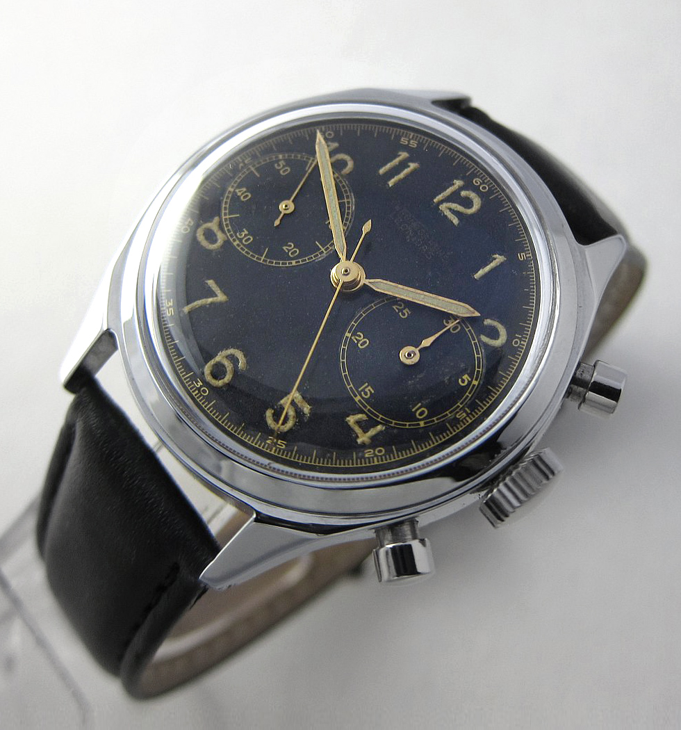 chronoaddict: LEONIDAS 1948 Military Chronograph Landeron 148