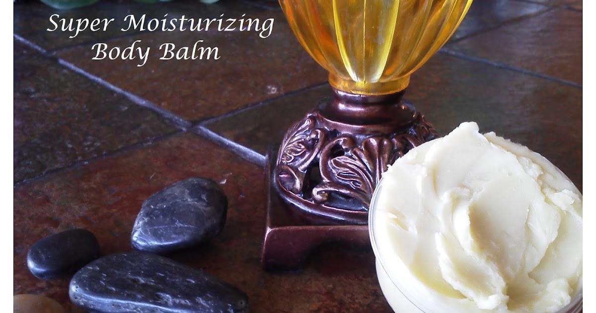 Natures Home Spa: Moisturizing Body Balm and Belly Balm Recipe