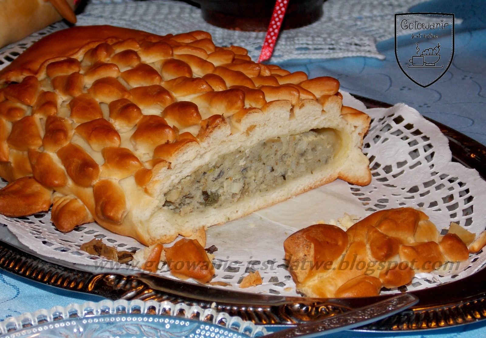 Gotowanie jest łatwe: Kulebiak z karpiem