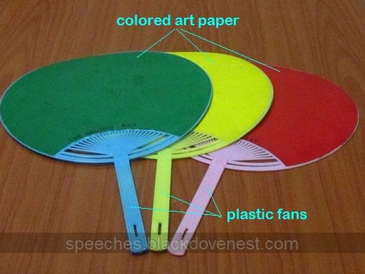 Toastmasters Speeches: Toastmasters Speech Timing Cards - Improvised & DIY