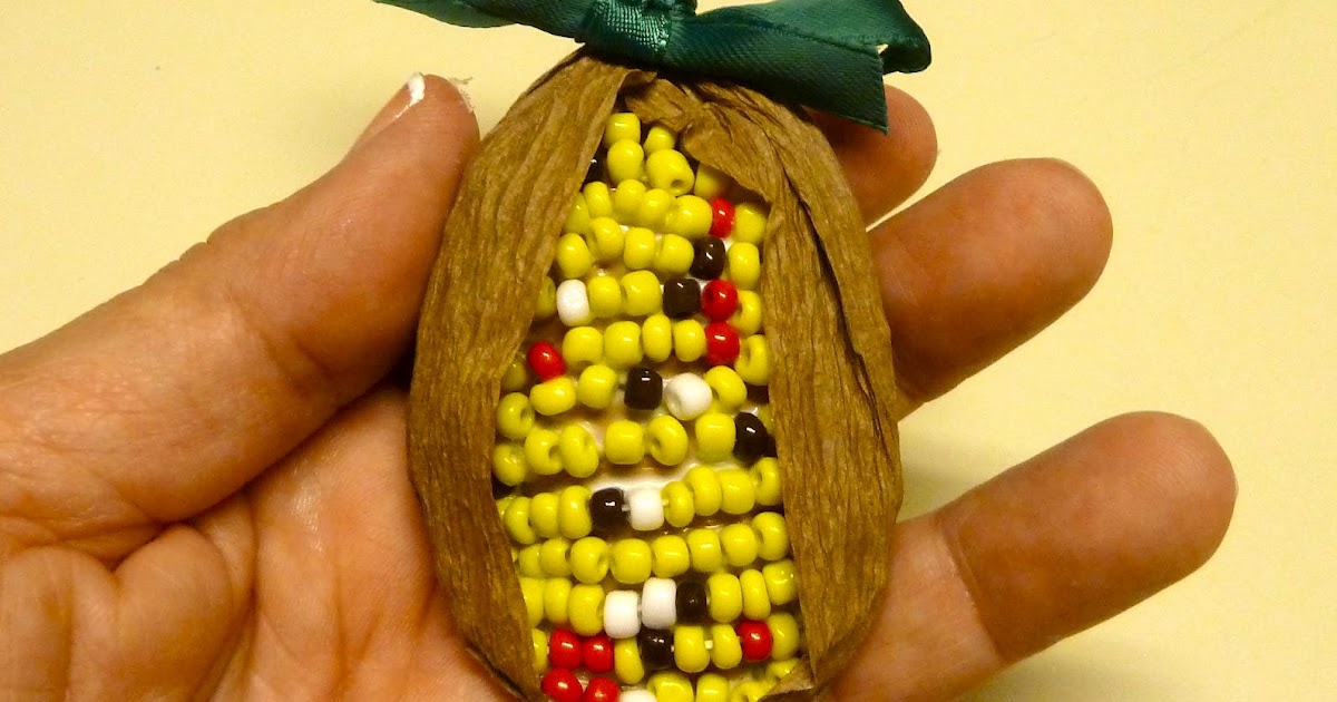 Make it easy crafts: Recycled brown bag Indian corn pin