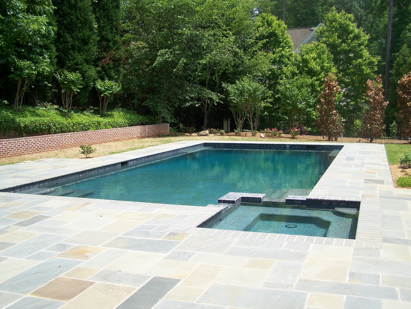 Backyard Oasis Pools: Straight Line Pool - Atlanta