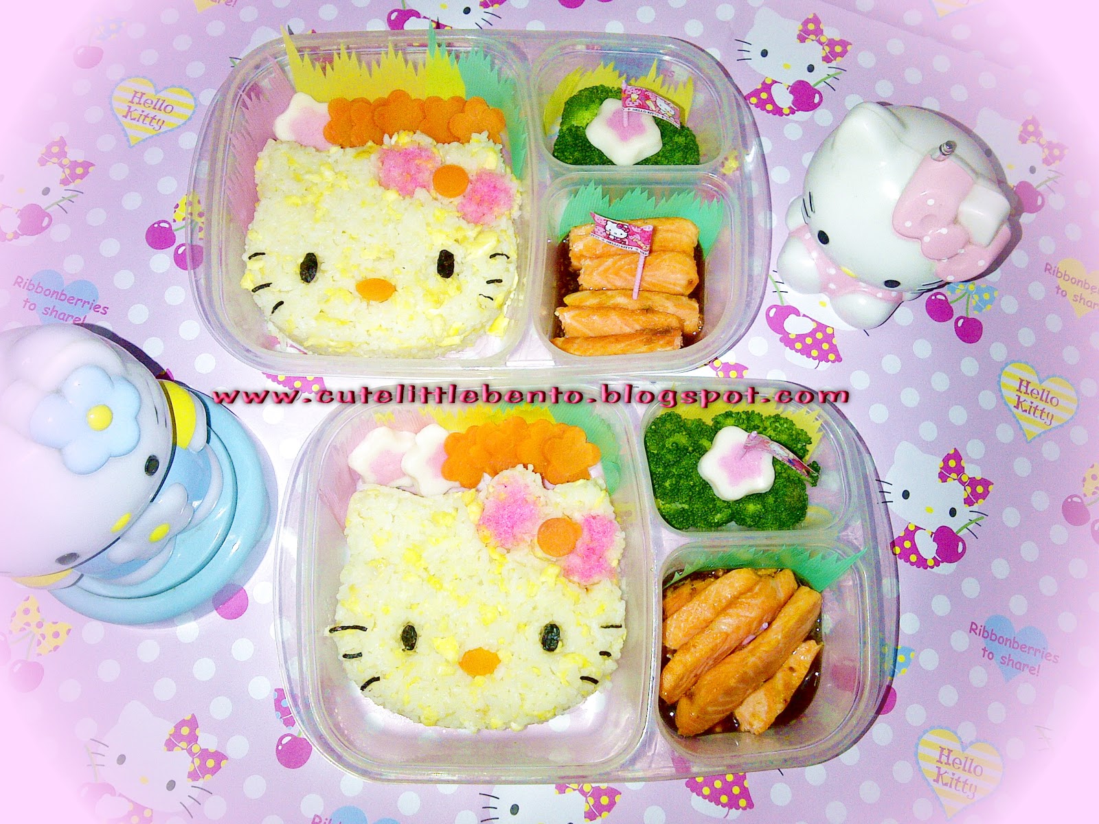Cute Little Bento: Hello Kitty Butter Rice ,,,, Bento # 31