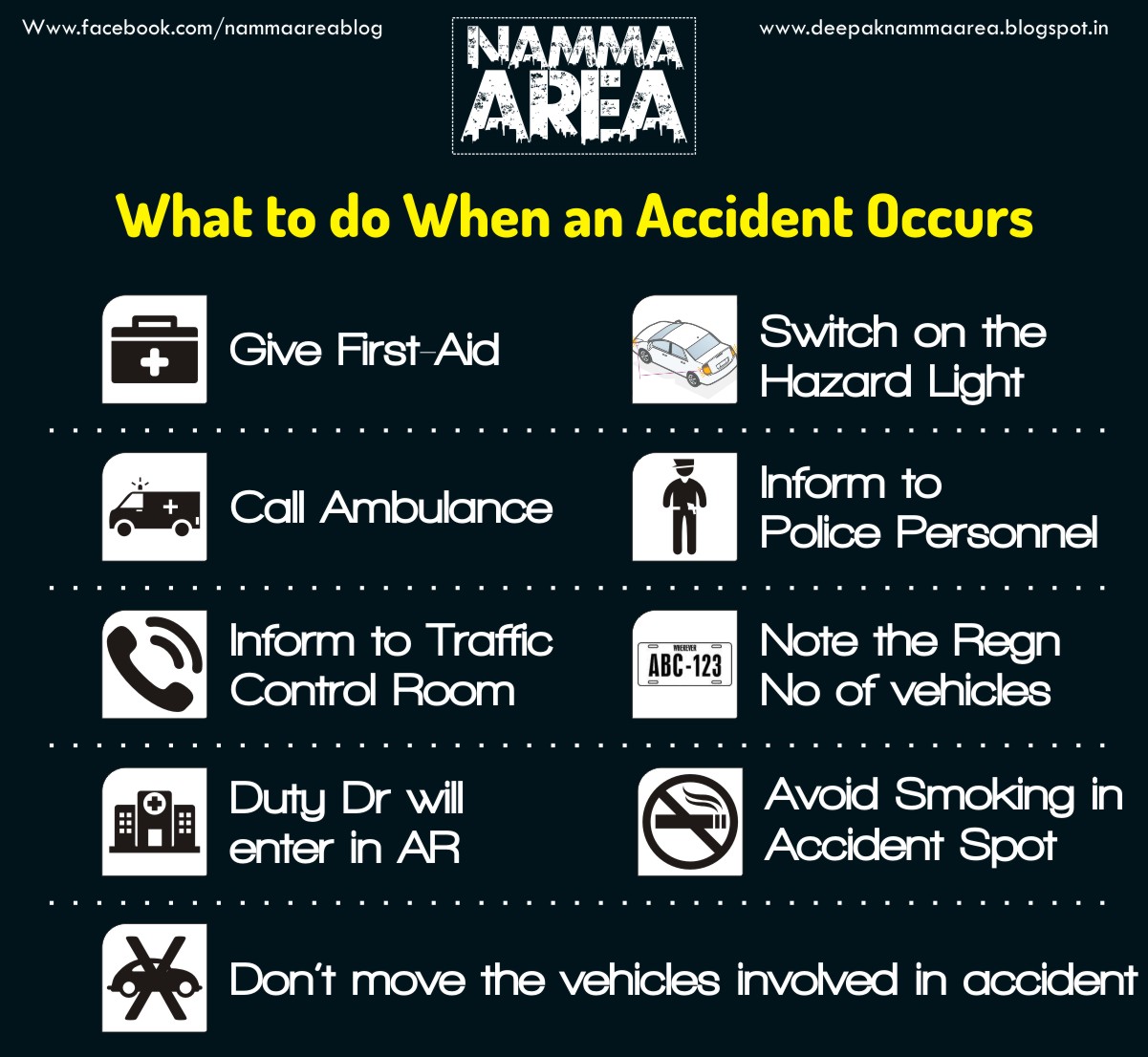 What to do when accident occurs | Namma Area..........