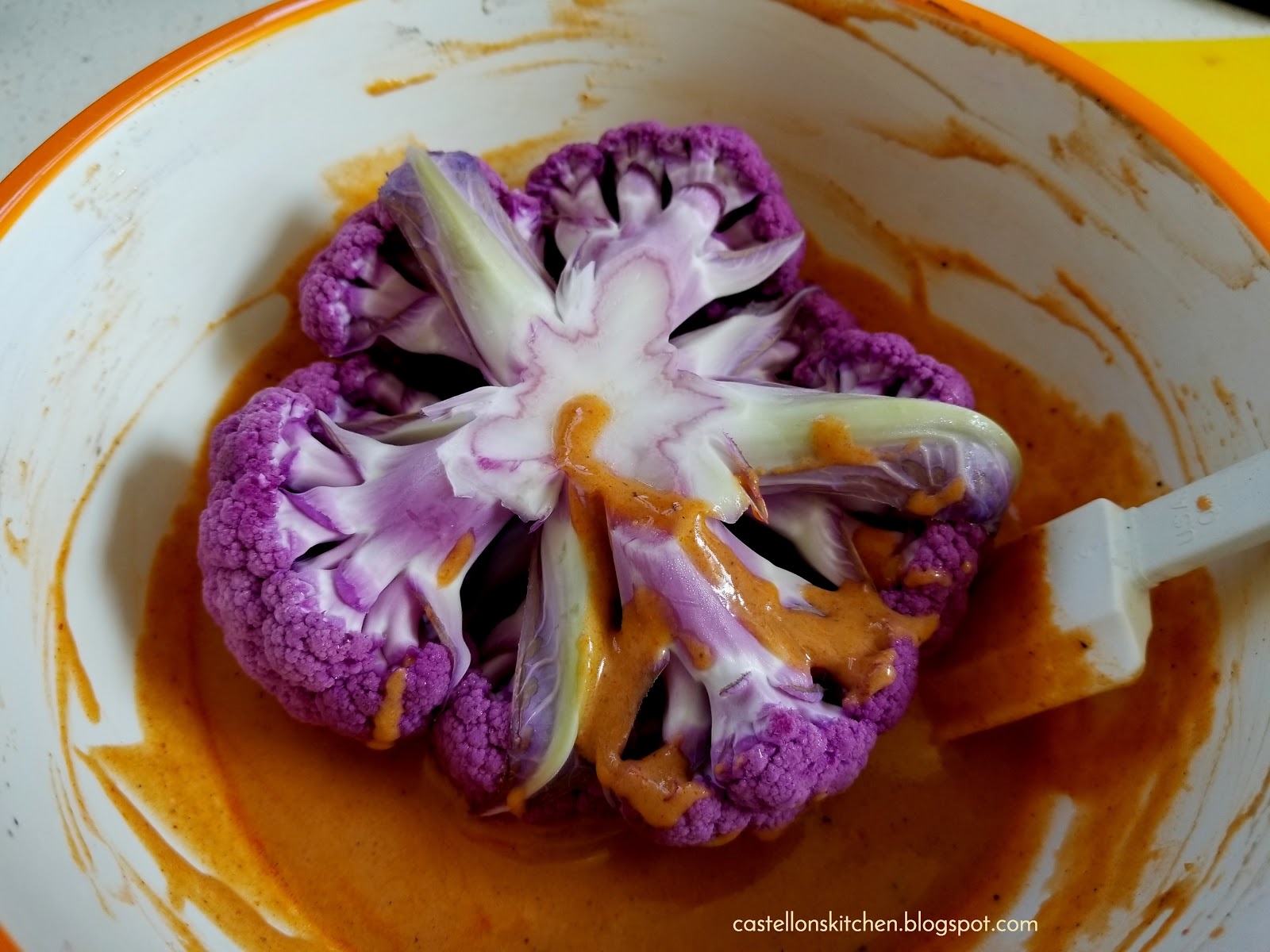 Castellon's Kitchen: Roasted Zombie Brain (Roasted Buffalo Cauliflower)