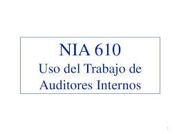 AUDITORIA II: NIA 600, 610 Y 620