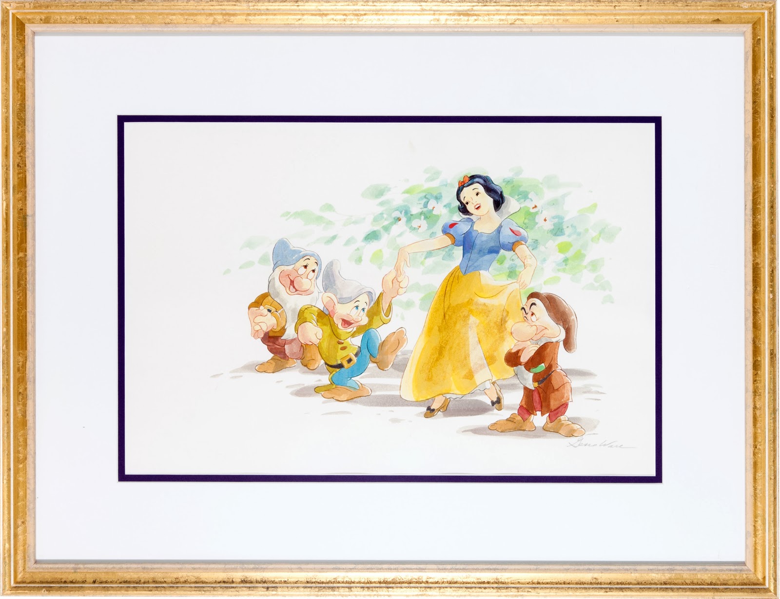 Filmic Light - Snow White Archive: Gene Ware Snow White Book Art