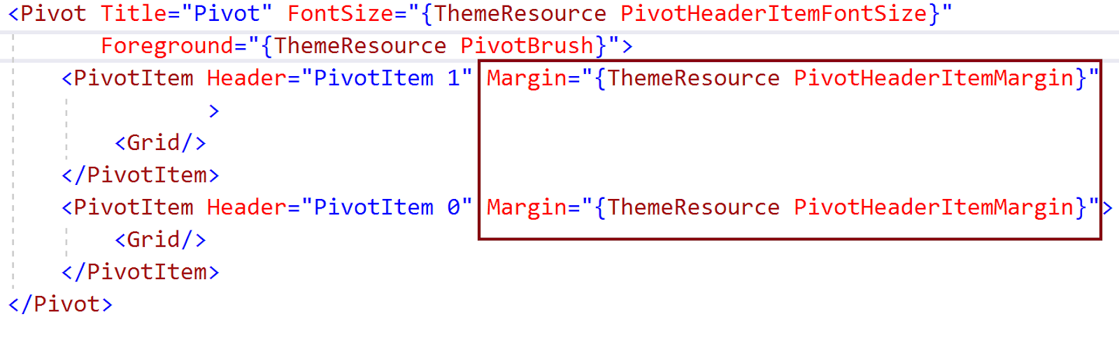 Uwp Need To Reduce The Space Between Pivot And Pivotitem Header Is There A Way Out