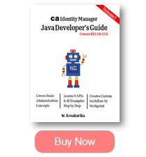 CA Identity Manager IdentityMinder Book Tutorial
