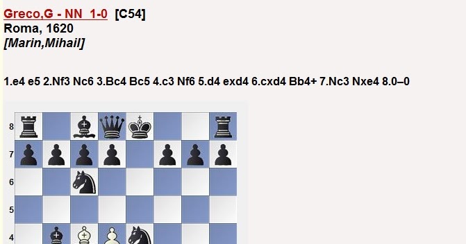 Chess Skills: The Spirit of Greco