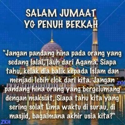 SALAM JUMAAT YANG PENUH BERKAH