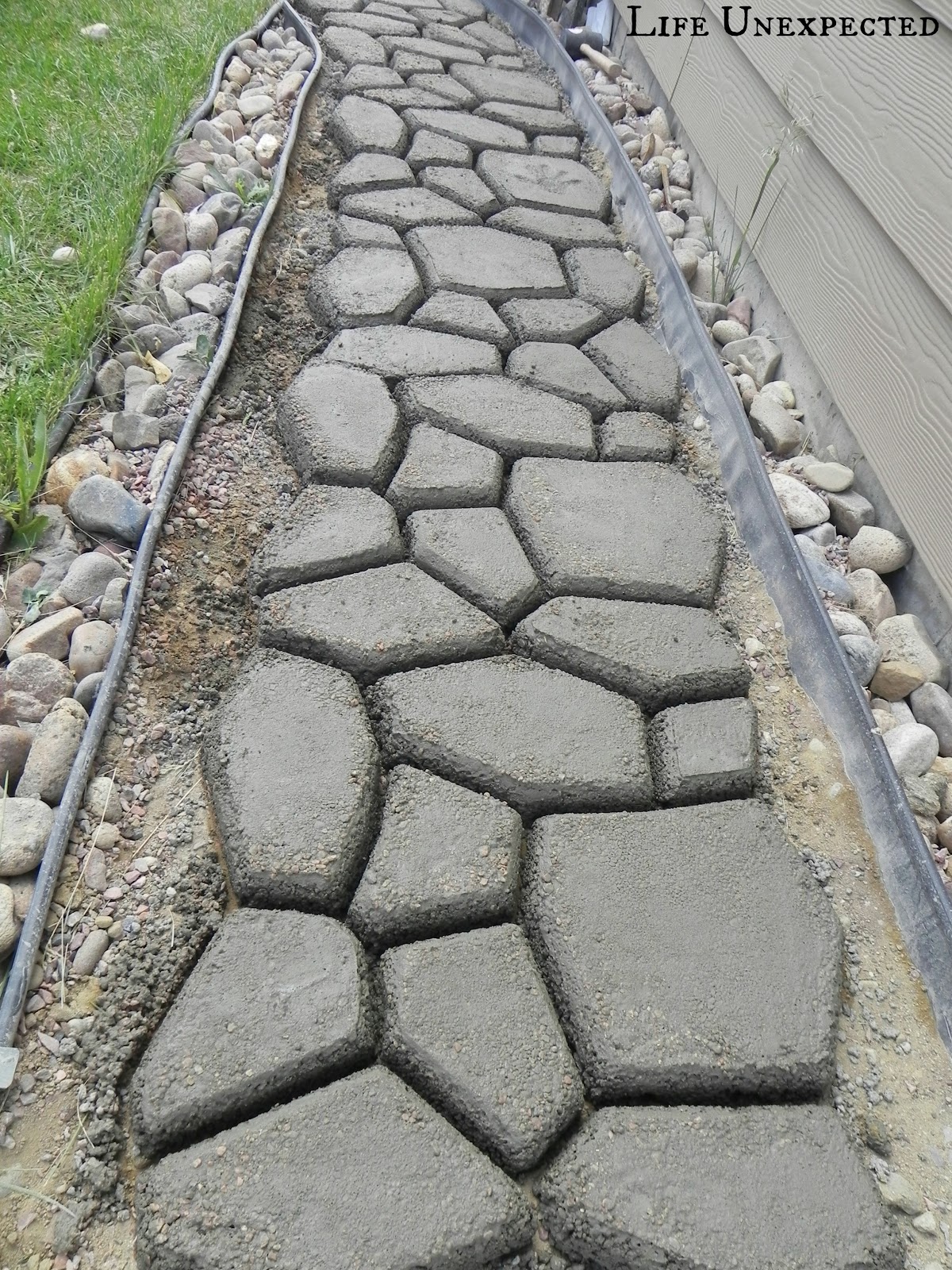 Life Unexpected: DIY Stepping Stone Pathway