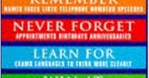 Get Smarter And live Better: HOW TO DEVELOP A PERFECT MEMORY -DOMINIC O ...