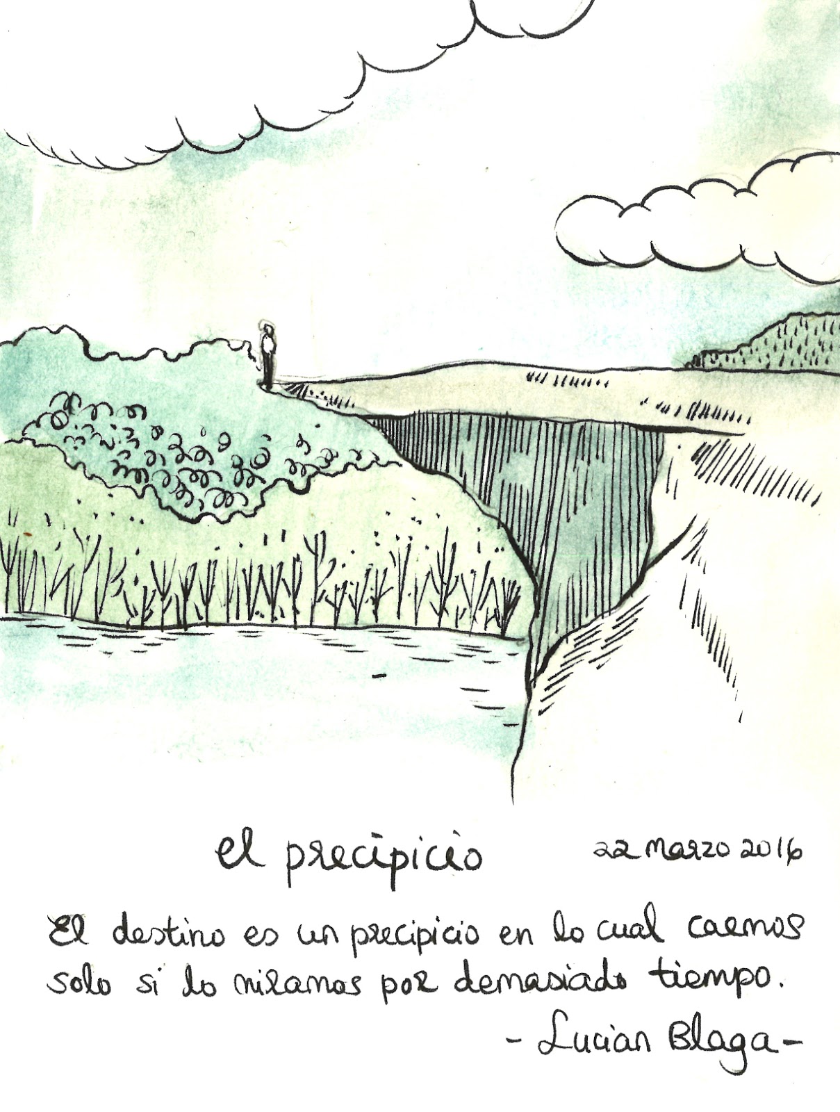 The Lazy Painter: el precipicio