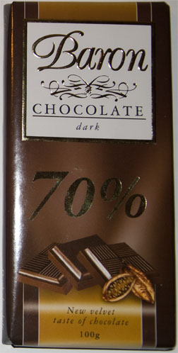 Baron Chocolate Dark 70% cocoa ~ Choco Check