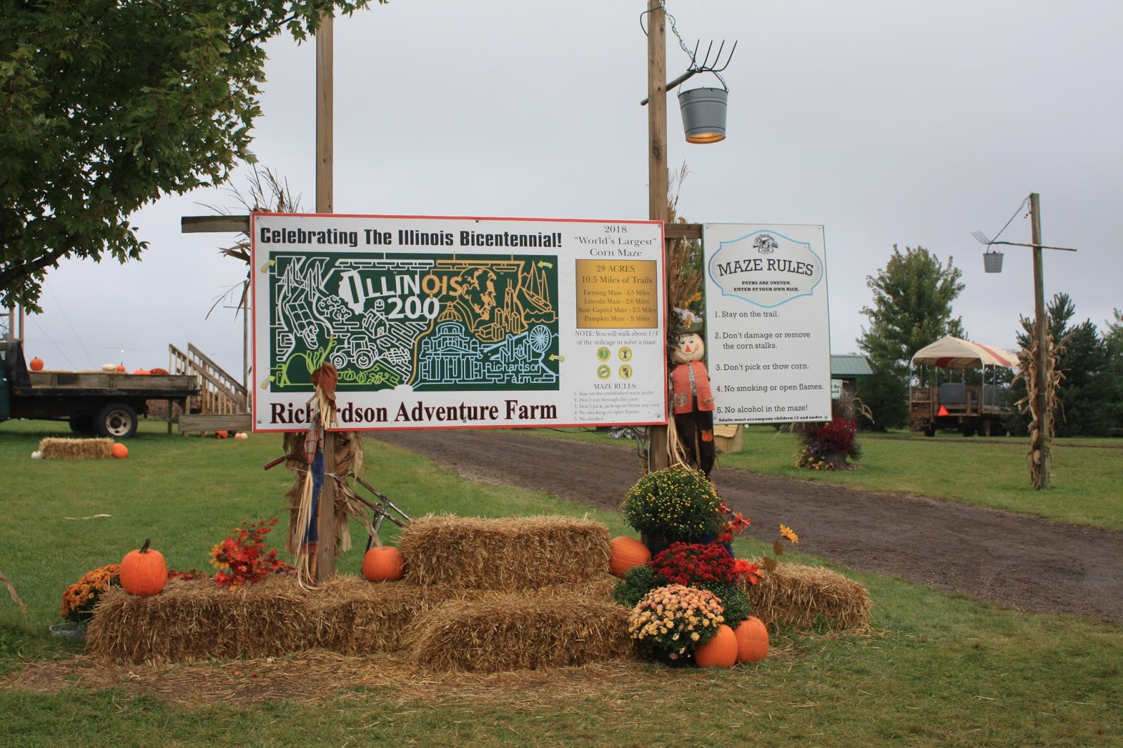 A Little Time and a Keyboard: Richardson Corn Maze: Festive Fall Challenge