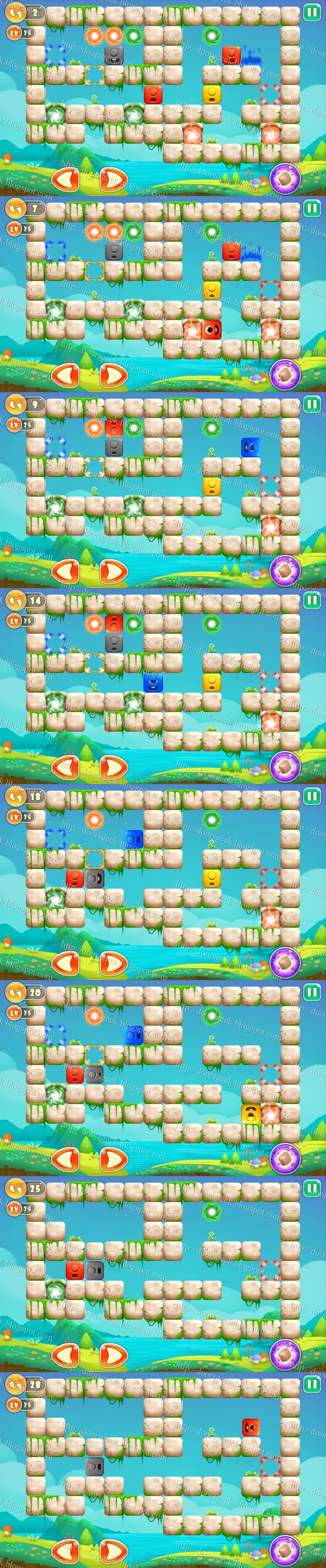 Block Mania [World 1] Level 25 ~ Doors Geek