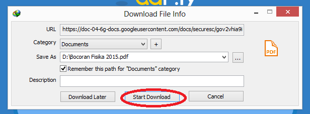 Cara download file pdf di Myblog ~ Myblog