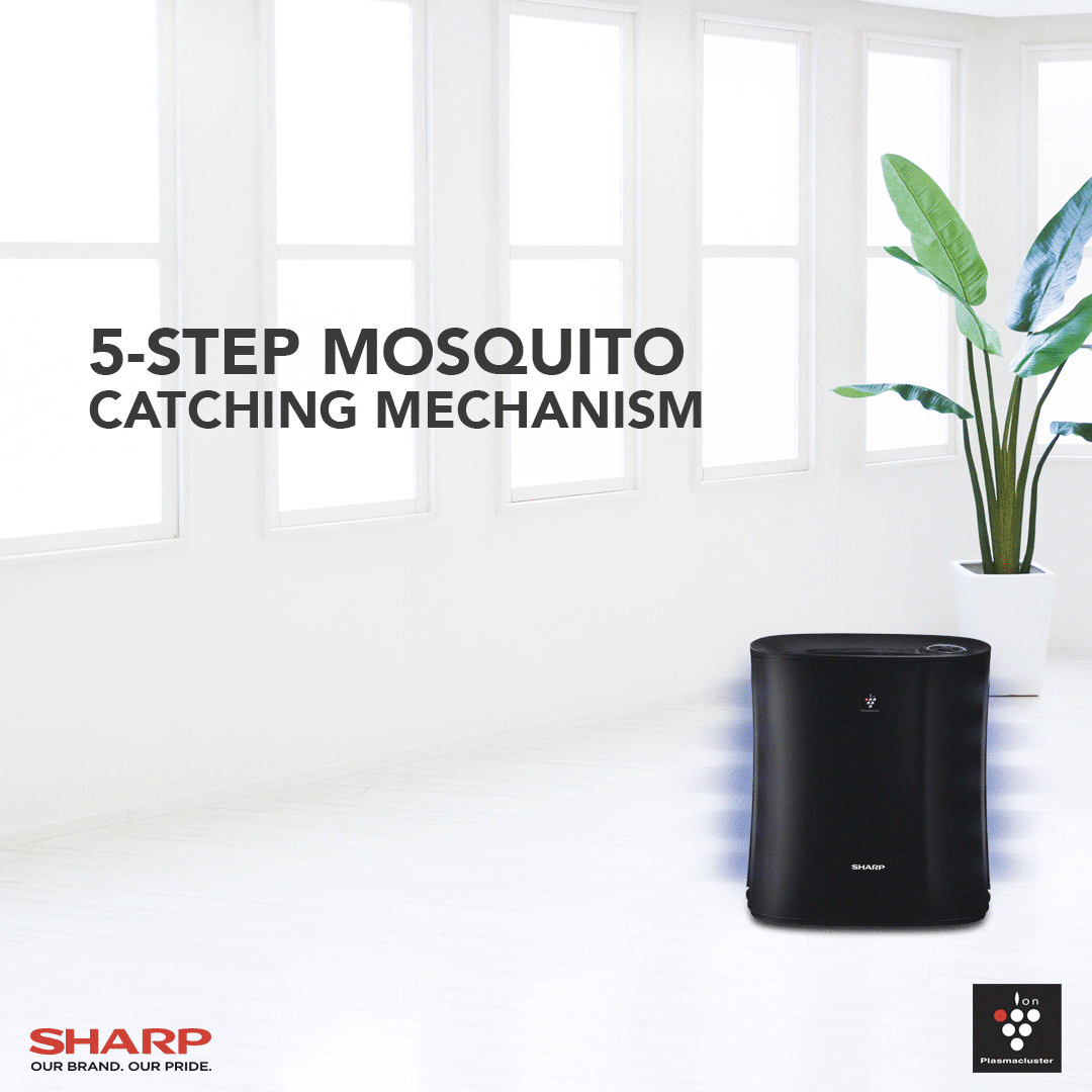Introducing Sharp's Plasmacluster Air Purifier with Mosquito Catcher ...