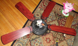 theArtisticFarmer: Easy Ceiling Fan Redo... Awesome!