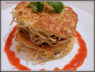 Spaghetti Fritters - Sneha's Recipe