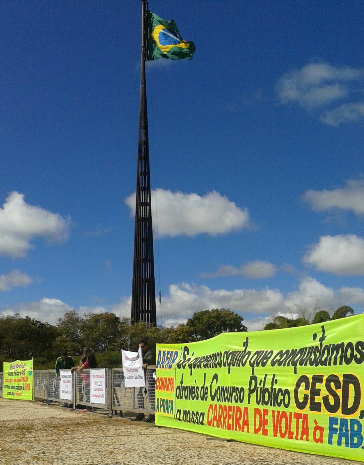 AAFAB: Manifestação na Praça dos Três Poderes