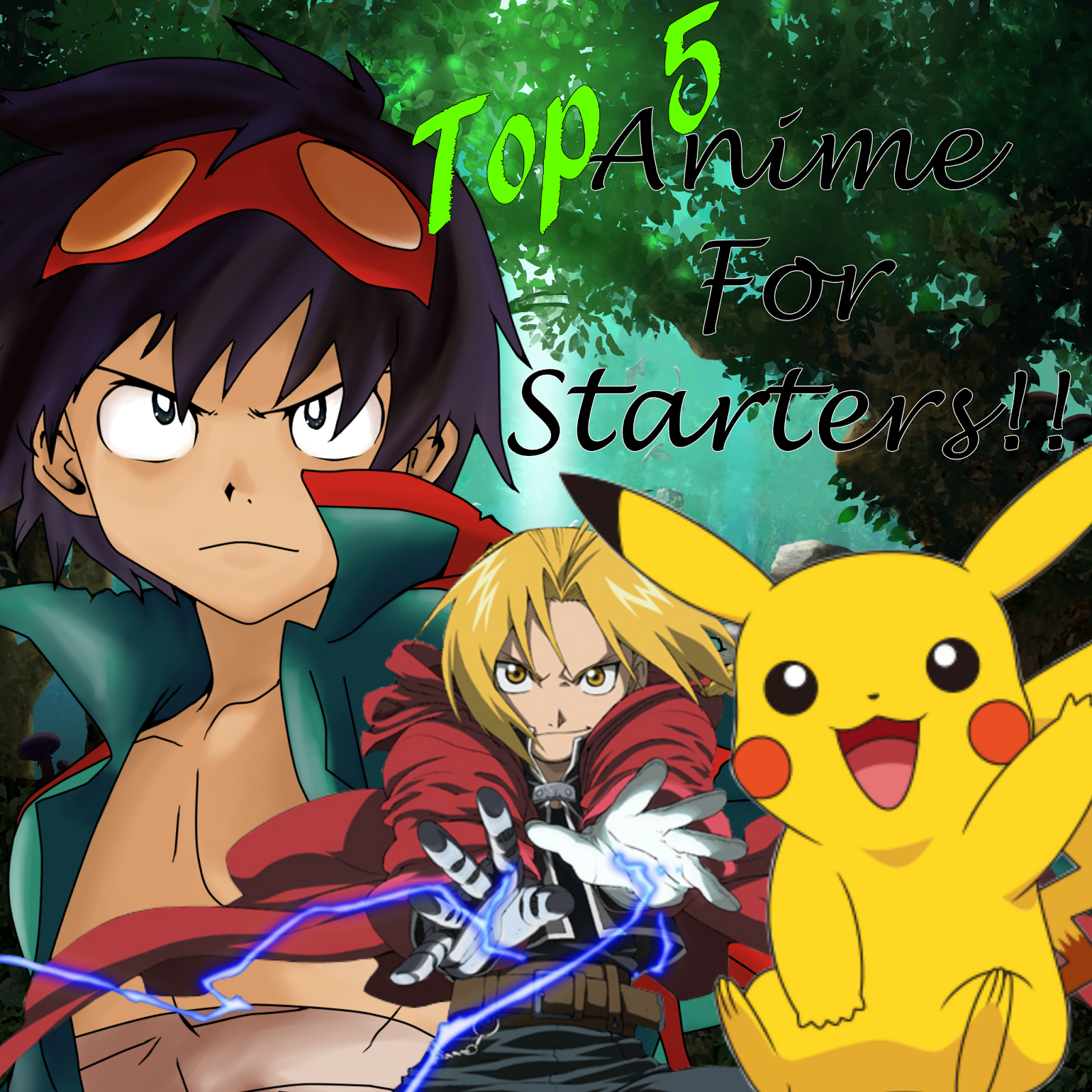 Top 5 Anime For Starters!!/with Popular Series - Anime Is Manga