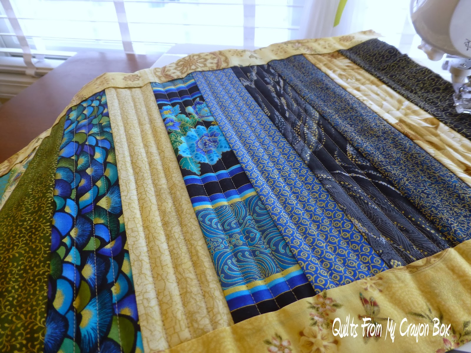 Crayon Box Quilt Studio: Asian table runner - a finish