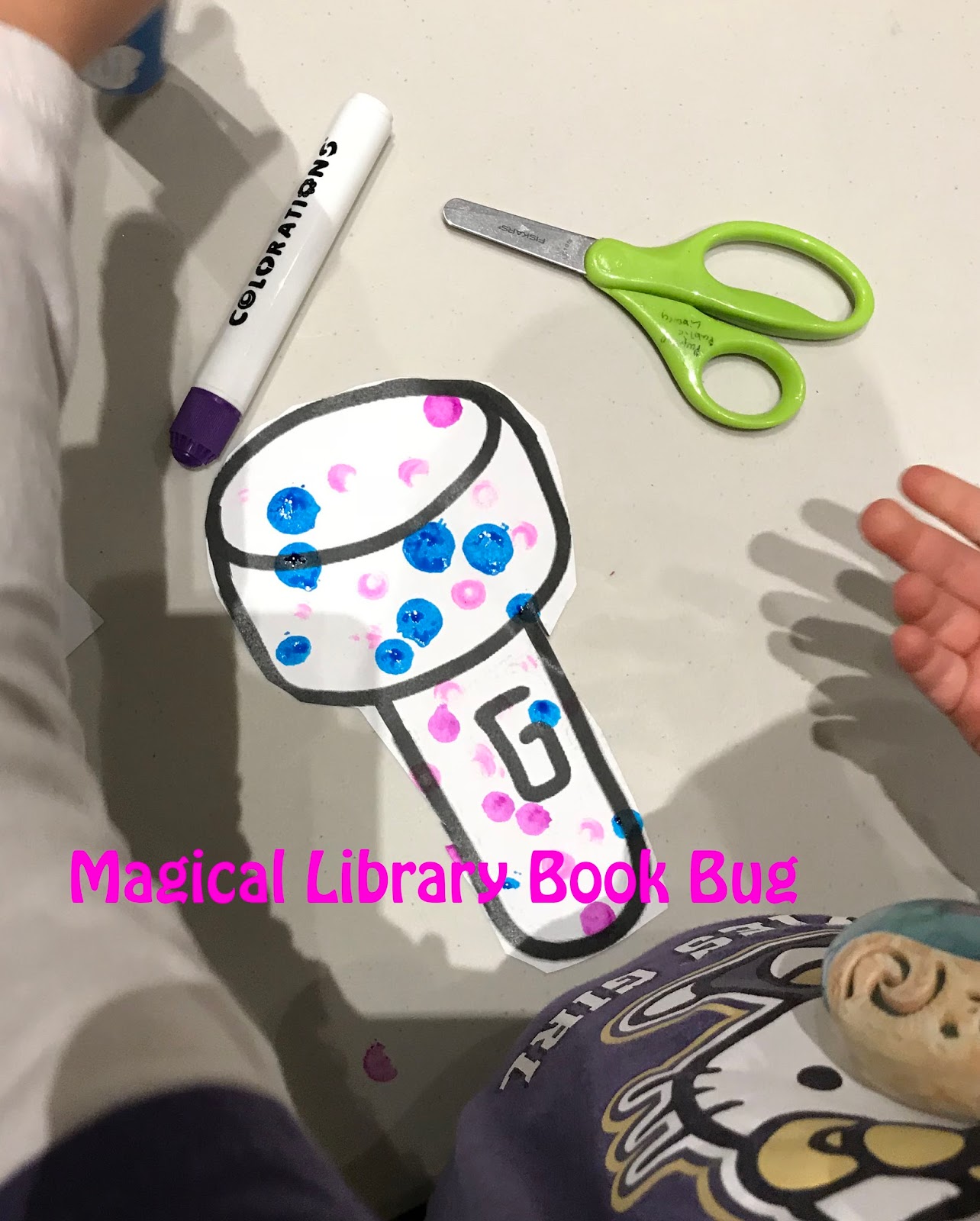 Magical Library Book Bug: Flashlights in the Night Preschool Storytime