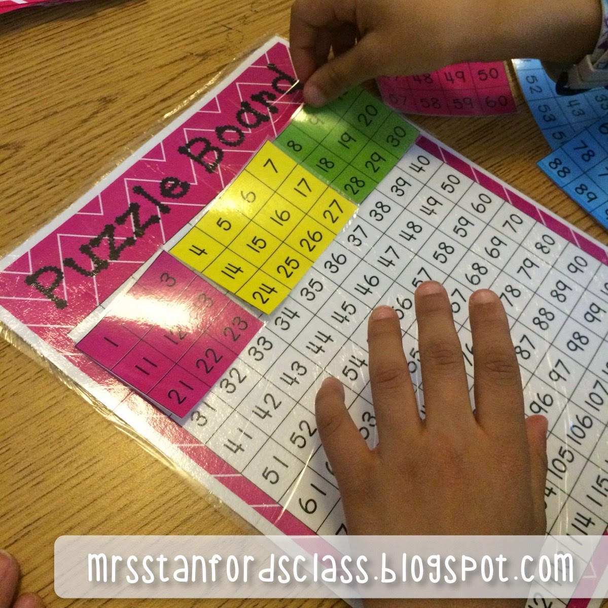 120's Chart Puzzles | Mrs. Stanford's Class