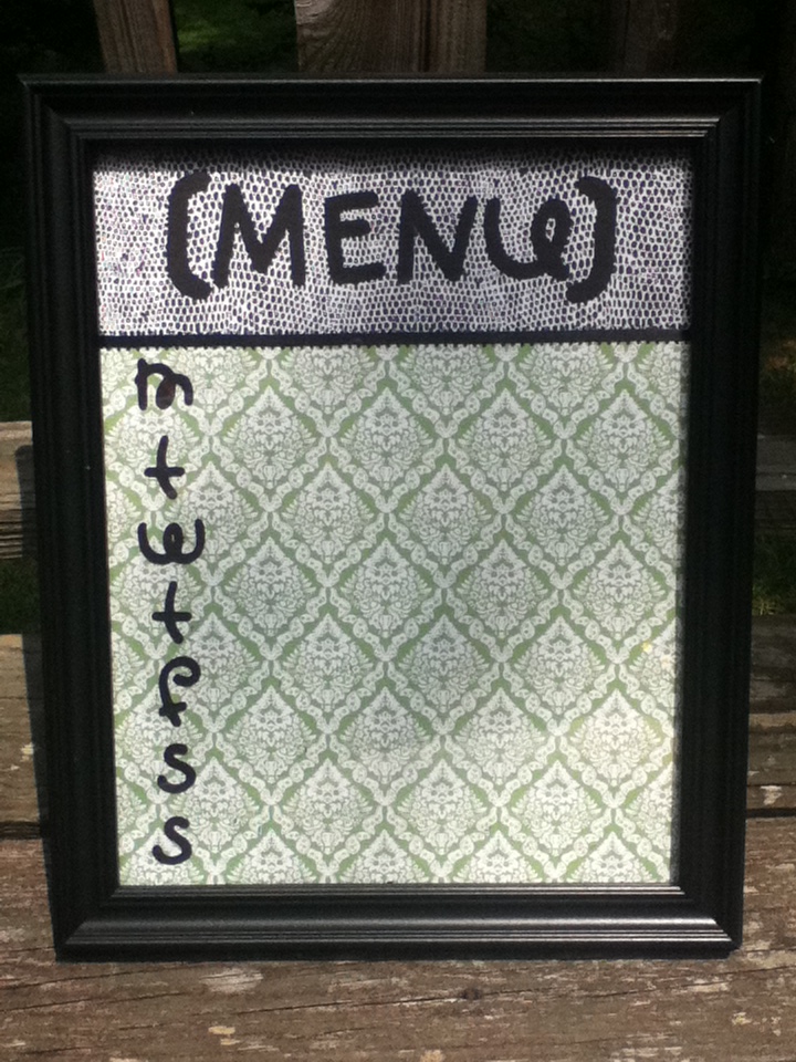 The Creative Vault: Menu Board