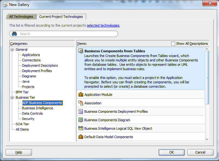Oracle ADF : Drag and Drop feature in ADF table-Reorder single rows values in a table