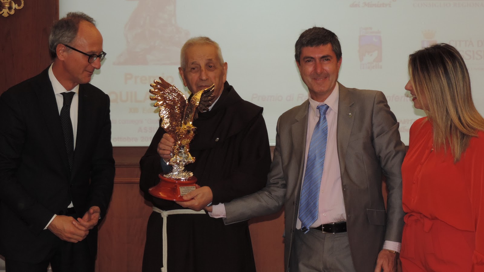 PREMIO AQUILA D’ORO INTERNATIONAL 2018, AD ASSISI PREMIATI: PADRE ...