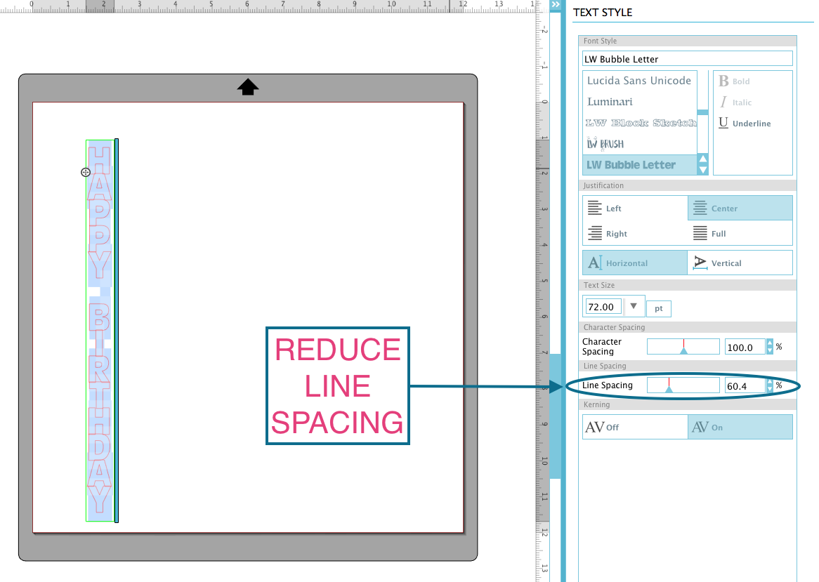 Silhouette UK: Making Vertical Text in Silhouette Studio