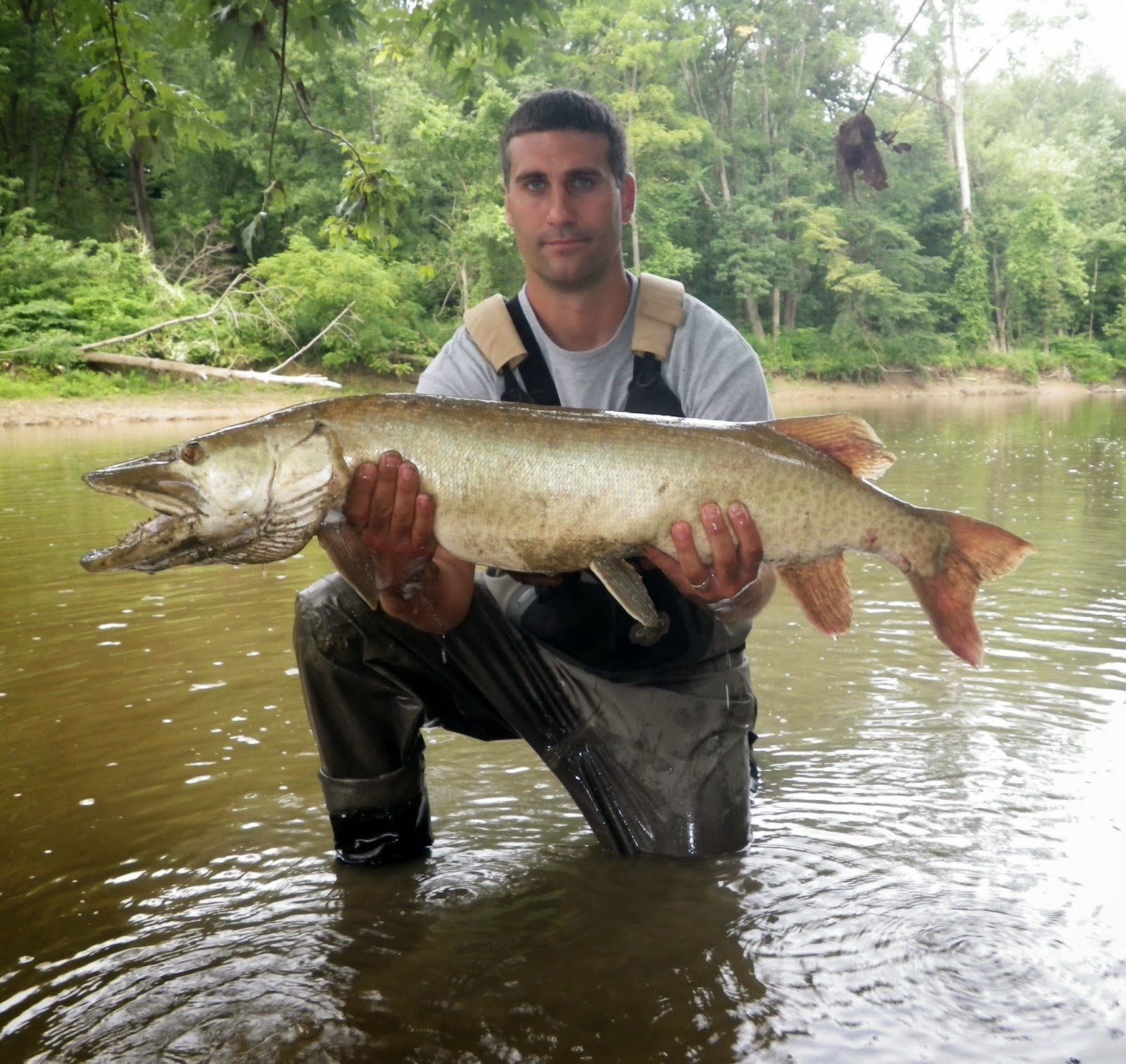 Ohio Fishing Source: Pre-Weather Front Muskie