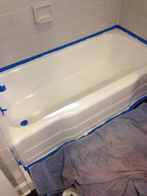 Over on Dover: Refinishing the Bathtub