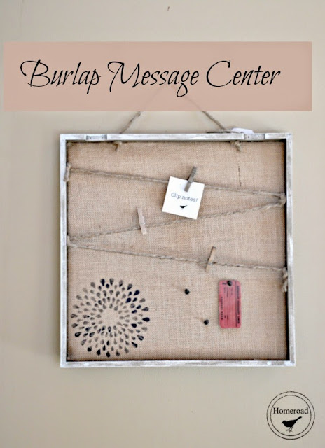 Burlap Message Center
