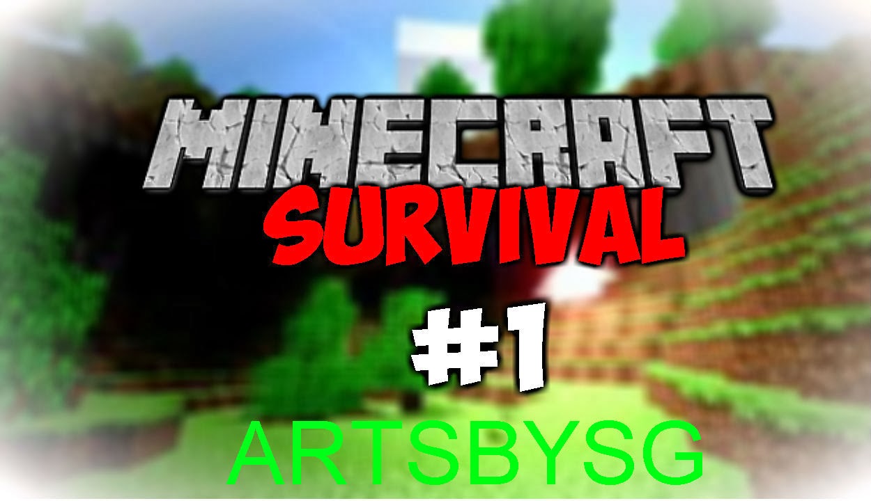 ARTSBYSG: MINECRAFT SURVIVAL THUMBNAILS!?