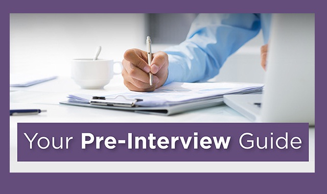 Your Pre-Interview Guide #infographic - Visualistan
