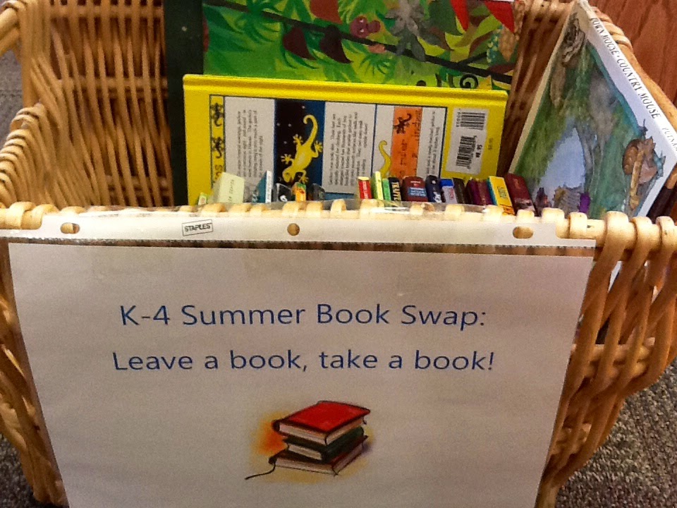 OWS Library Learning Commons: The summer reading book swap baskets are ...