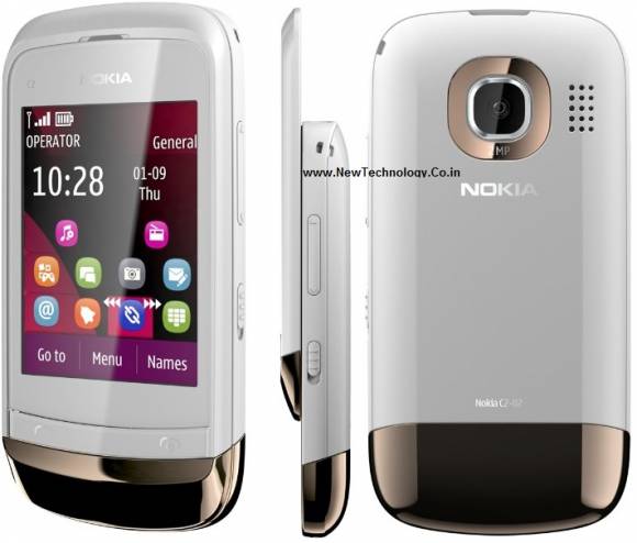 Nokia C2-02 – Touch and Type Slider Mobile