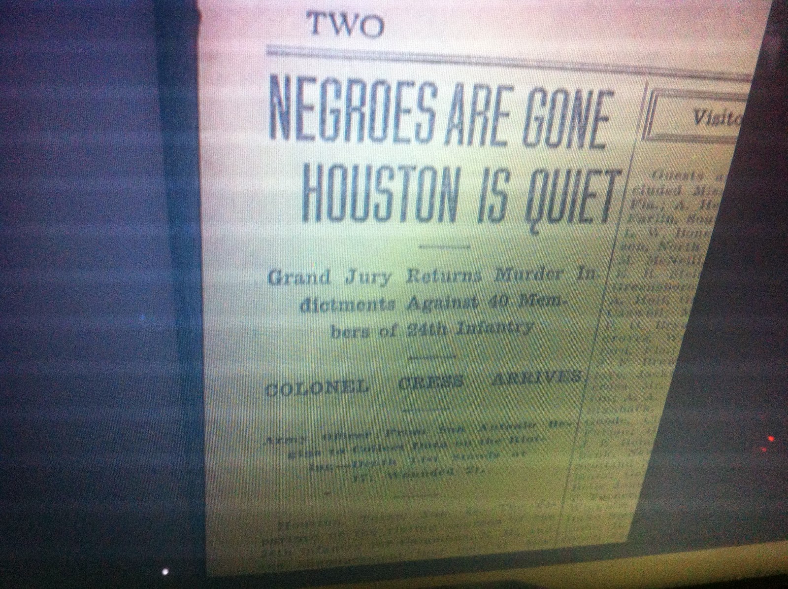 THE BLACK SOCIAL HISTORY:: BLACK SOCIAL HISTORY : THE HOUSTON RIOTS OF ...