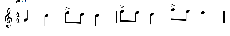 18º día de clase: el acento musical (símbolo) | CIUDAD PENTAGRAMA